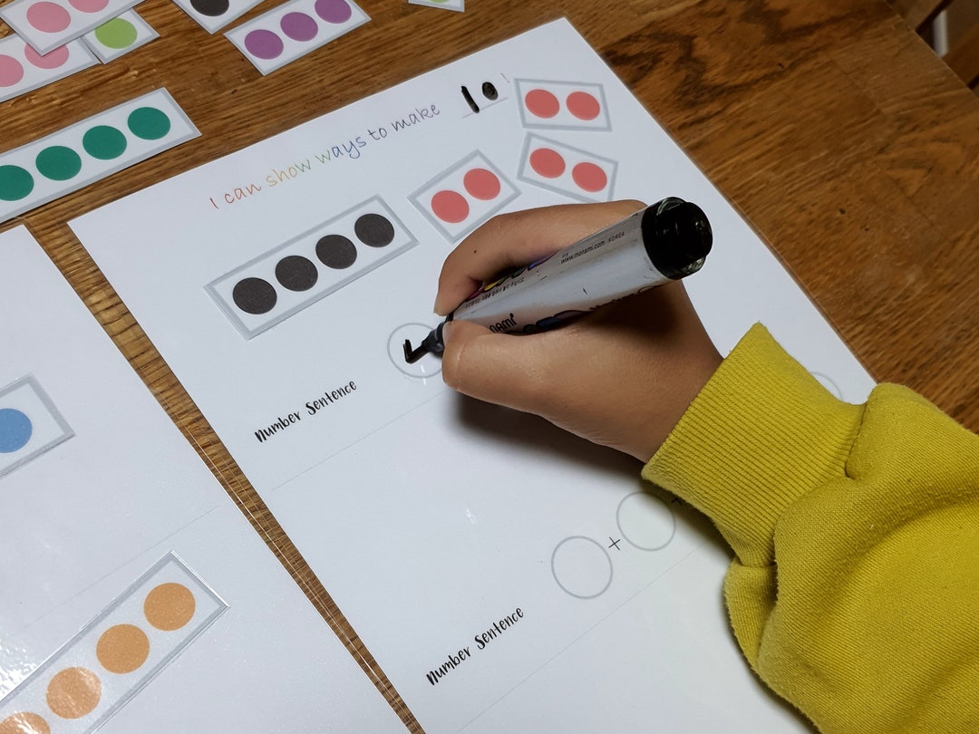 Montessori Math Activities | Making Numbers | Adding 3 Numbers | First ...