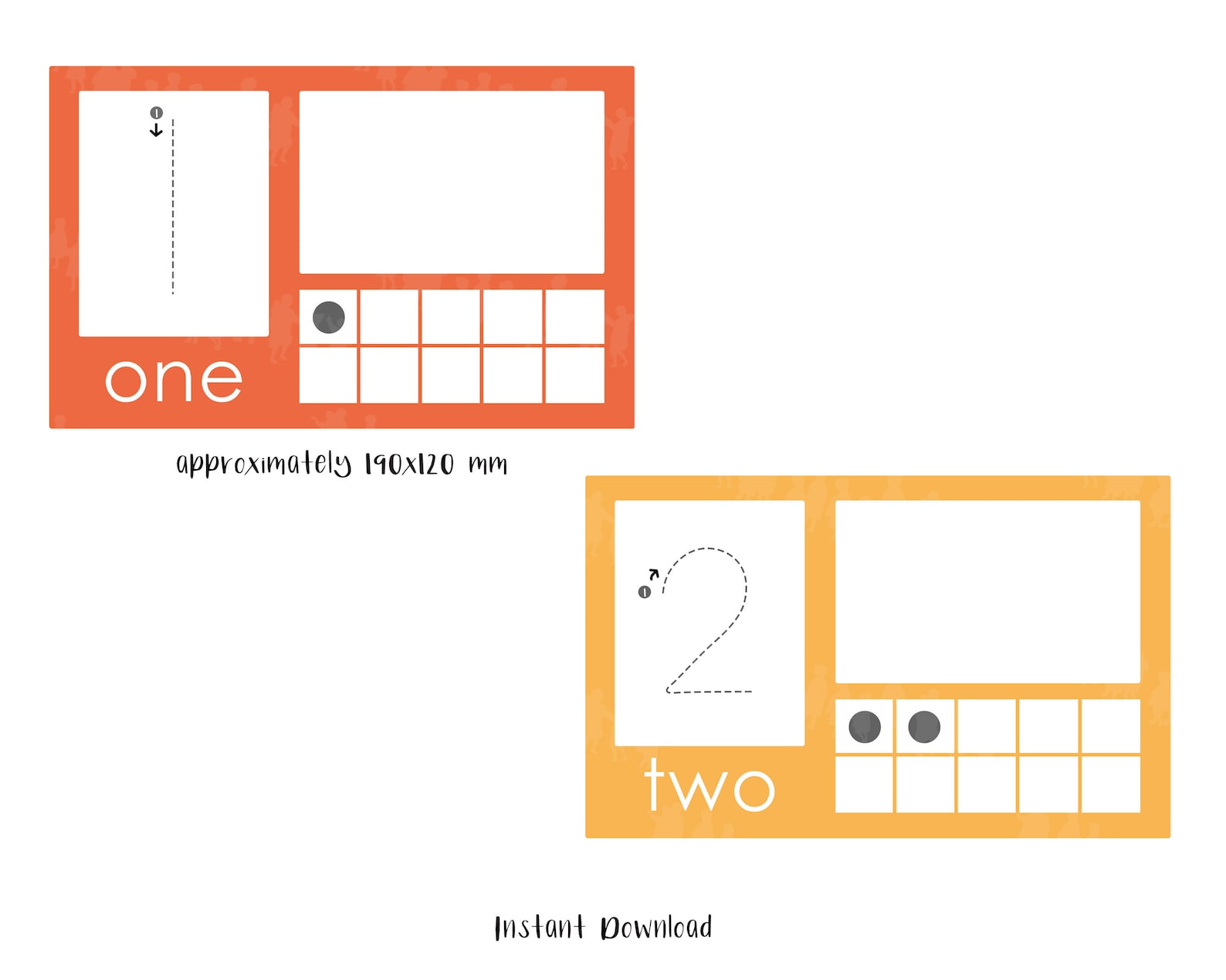 Number Cards for Kids Preschool Math Game Learning Tool Counting ...