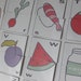Beginning Sounds Matching Game Food Alphabet Game Preschool Curriculum ...