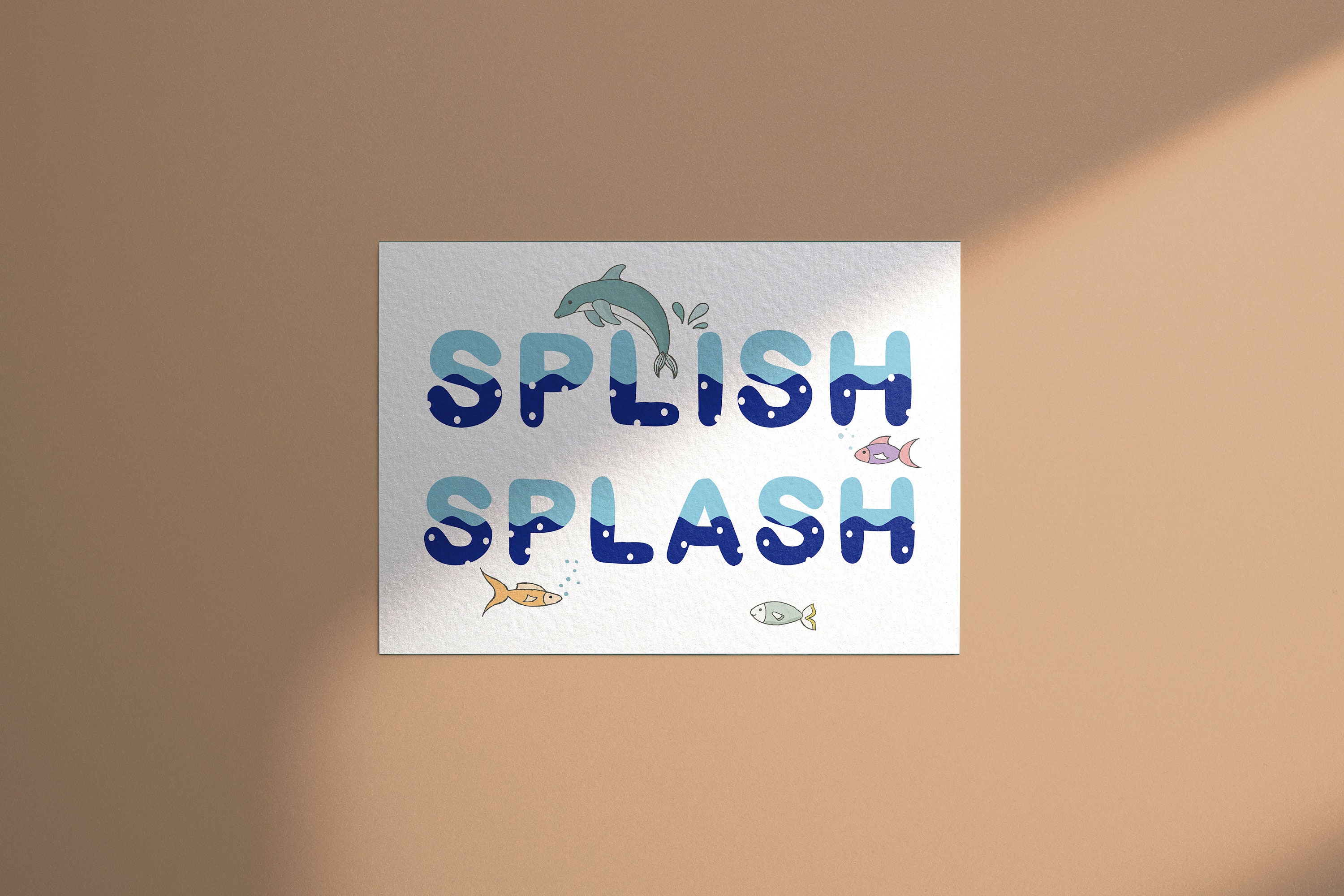 Splish Splash Wall Art Nursery Wall Art Splash Art Print Printable Wall ...