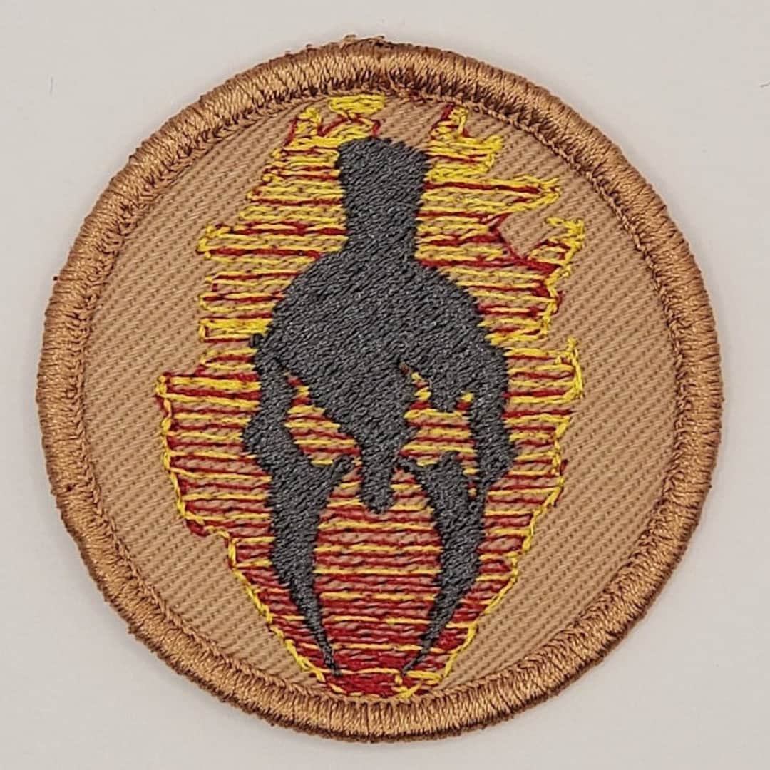 Cracked Spartan Helm Patrol Patch, Troop Gift, Funny Gift, Morale Patch ...