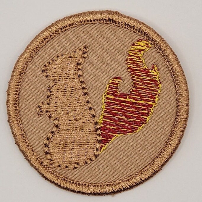 Flaming Squirrel Patrol Patch Troop Gift Funny Gift Morale - Etsy