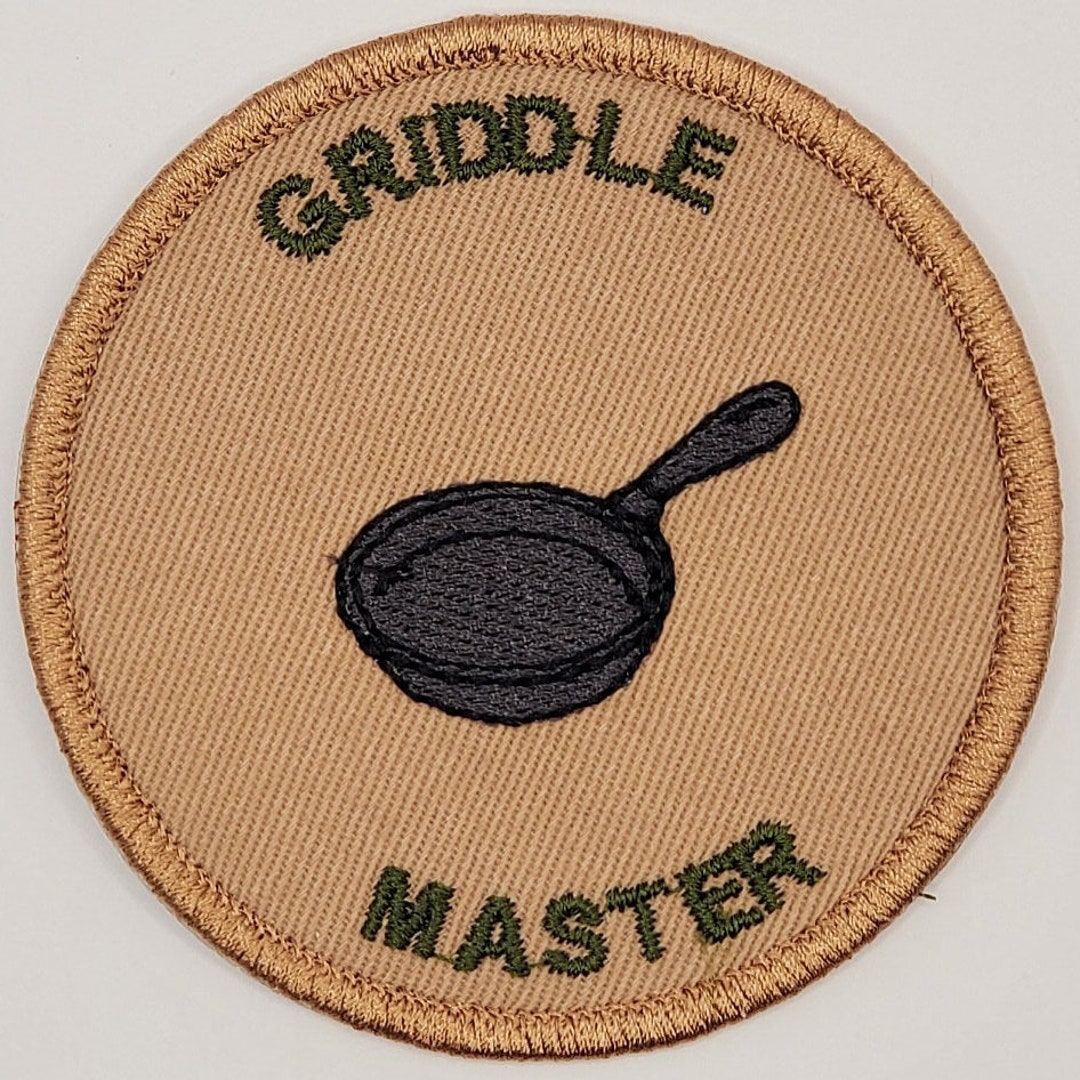 Griddle Master Patch, SM Leader Gift, Iron on Patch, Morale Patch ...