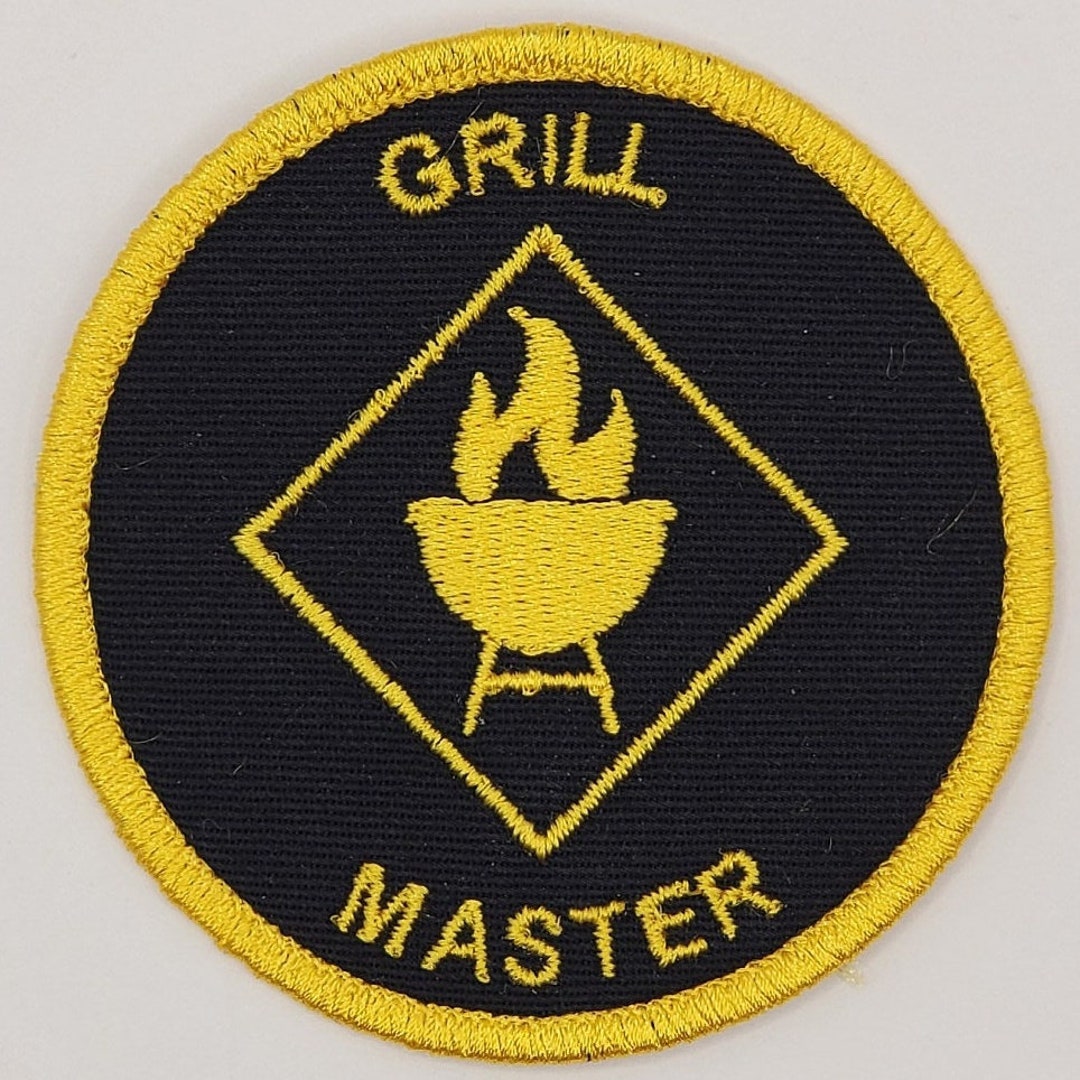 Grill Master, Cub Leader Gift, Iron on Patch, Den Leader, Gift ...
