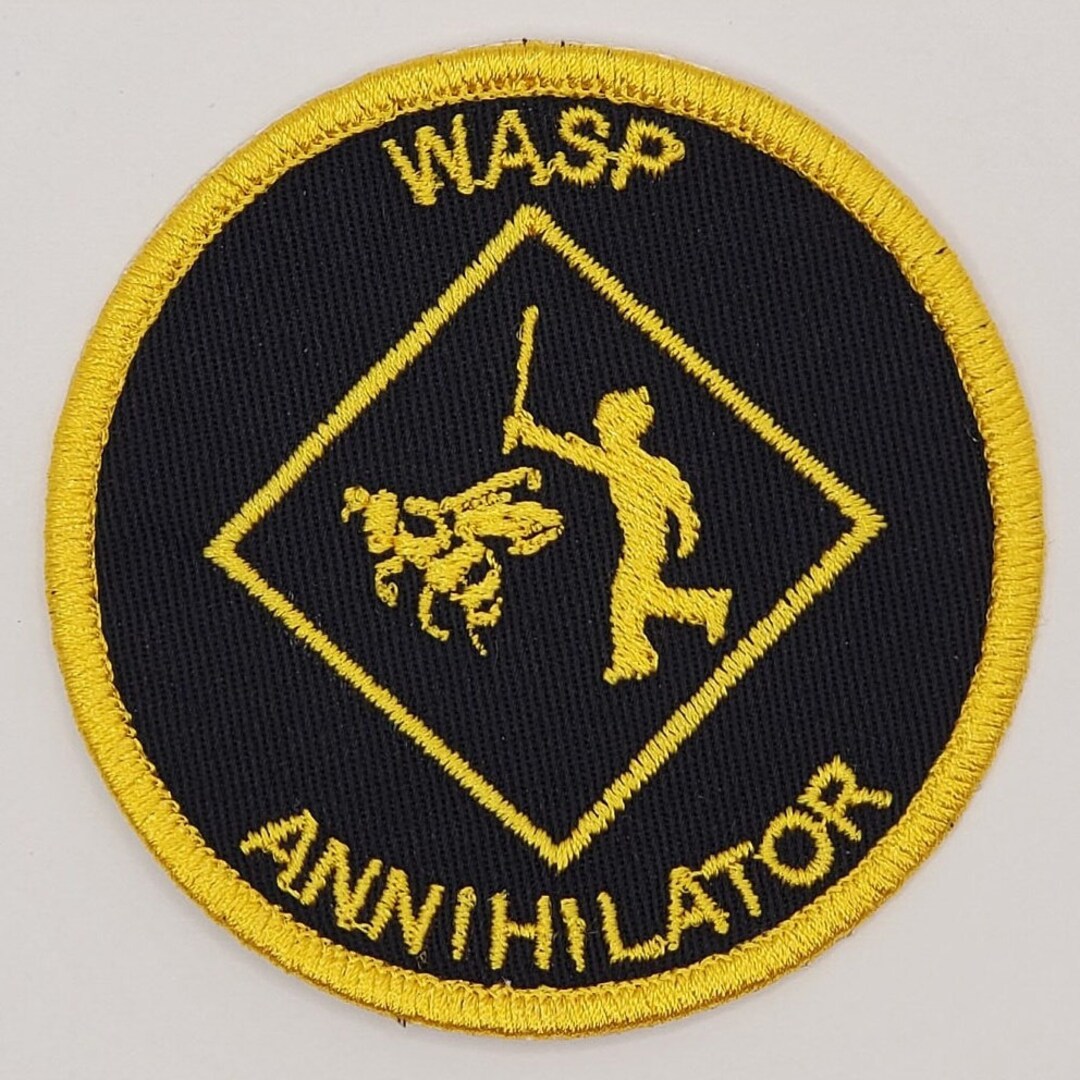 Wasp Annihilator, Cub Leader Gift, Iron on Patch, Den Leader, Gift ...