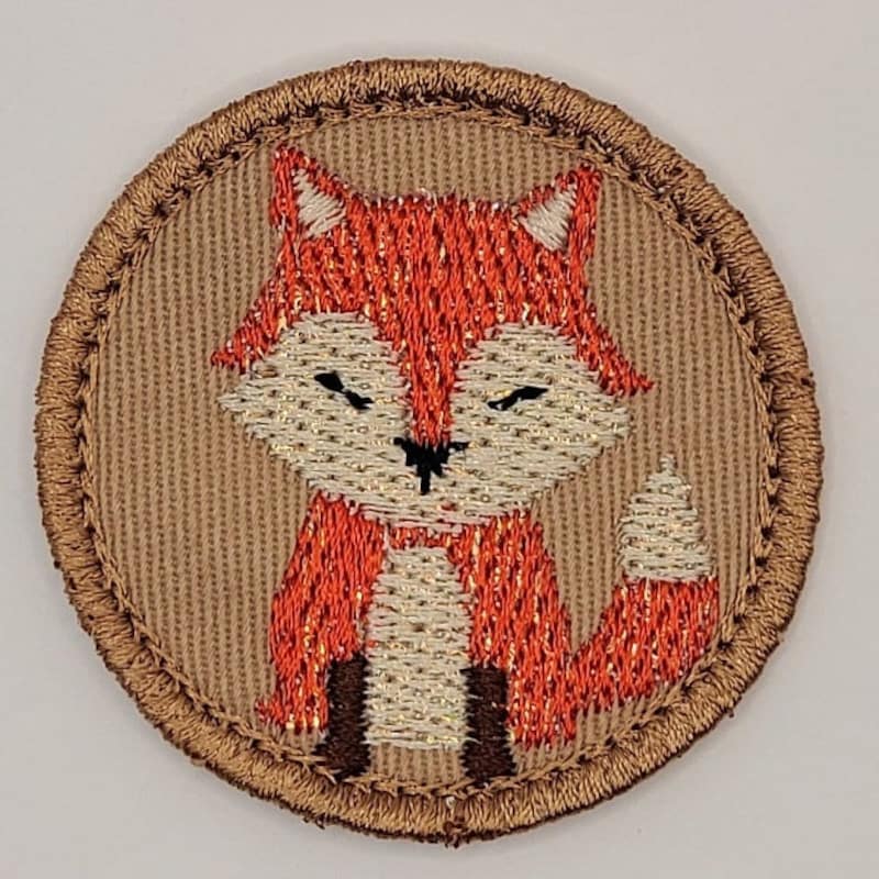Embroidered Fox Patches - Etsy