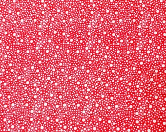 Tiny Red Dot Fabric - Etsy