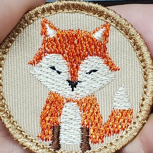 Iridescent Fox Patrol Patch, Troop Gift, Cute Gift, Morale Patch ...