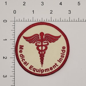 Caduceus Medical Device Patch, Iron on Patch, Sports Gifts, Morale ...
