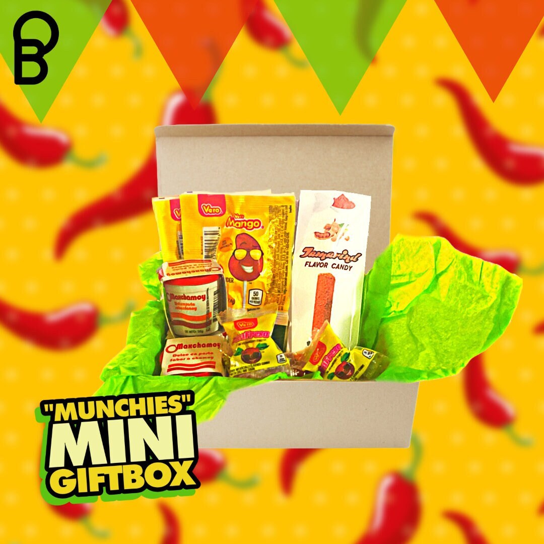 Munchies Mini Gift Box Mexican Candy Chewy Hard Spice Sweet Sour Salty ...