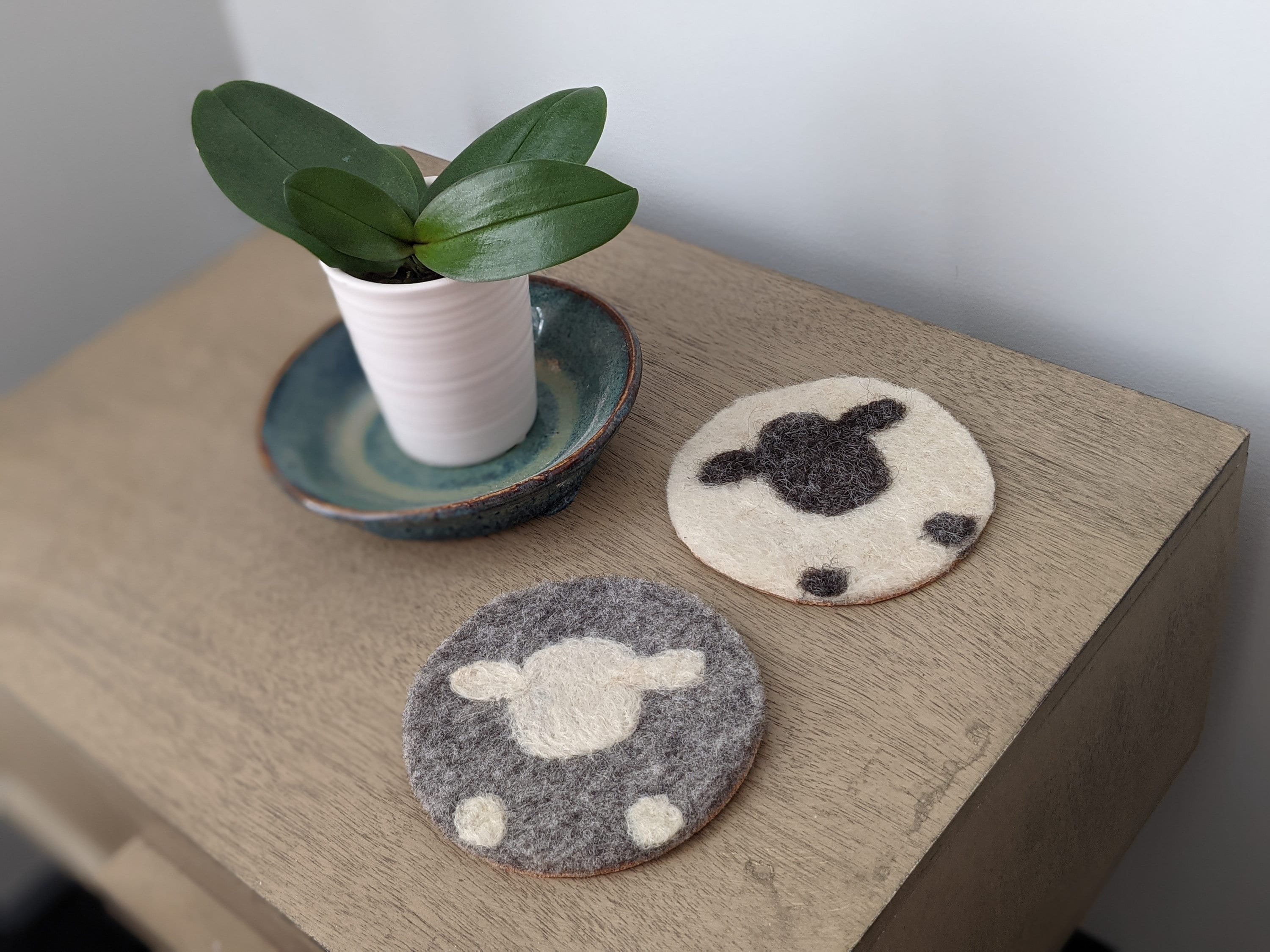 Felted Wool Coasters - Etsy