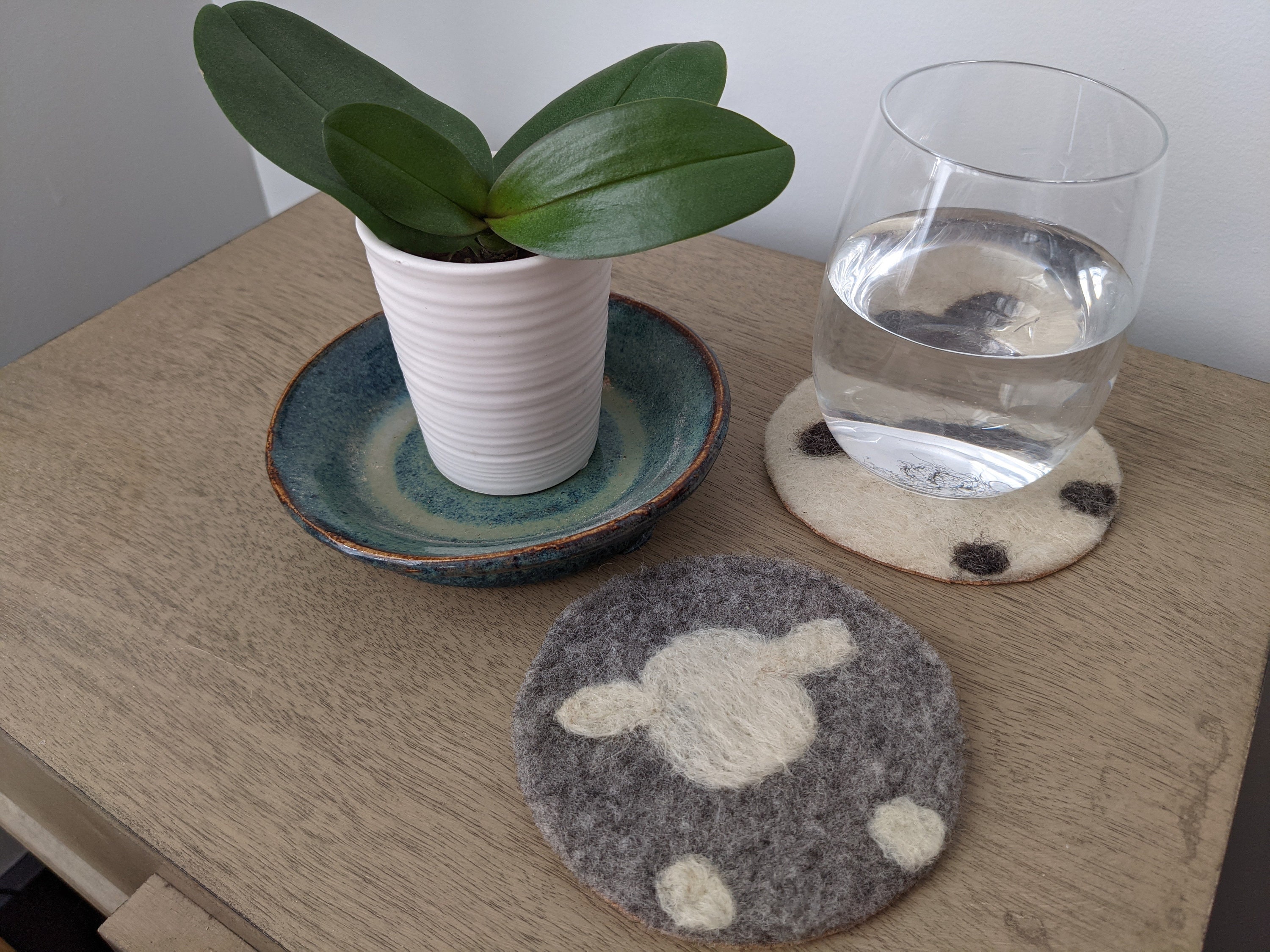 Felted Wool Coasters - Etsy