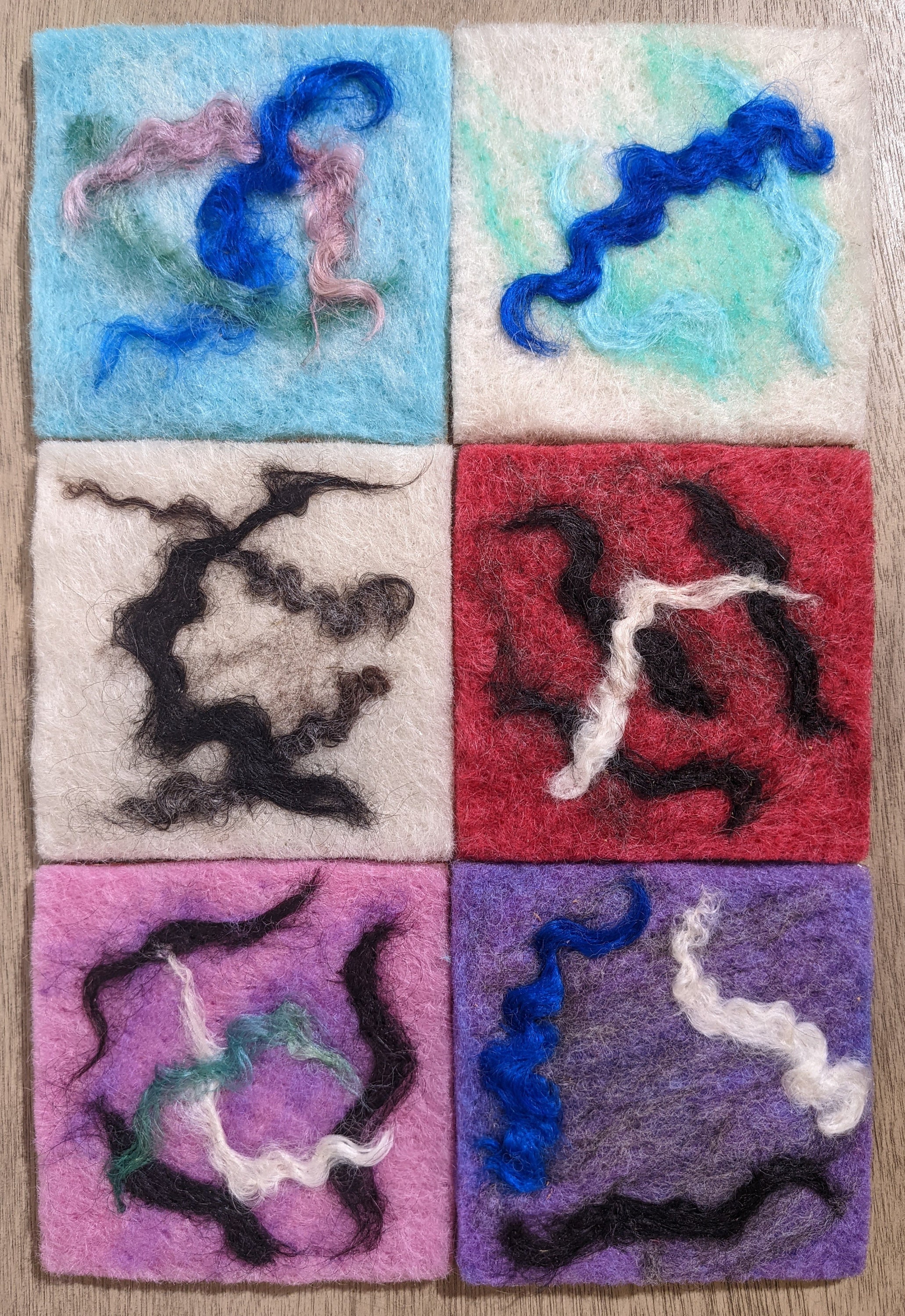 Felted Wool Coasters - Etsy
