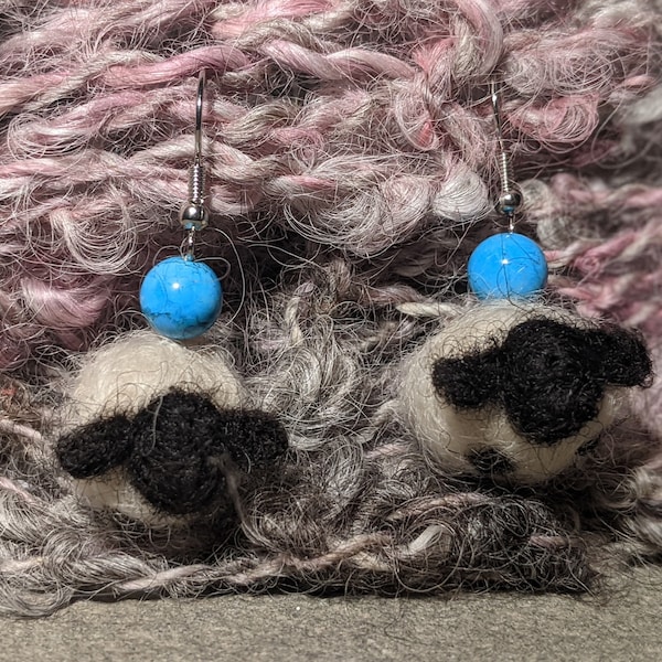 Wool Earrings - Etsy