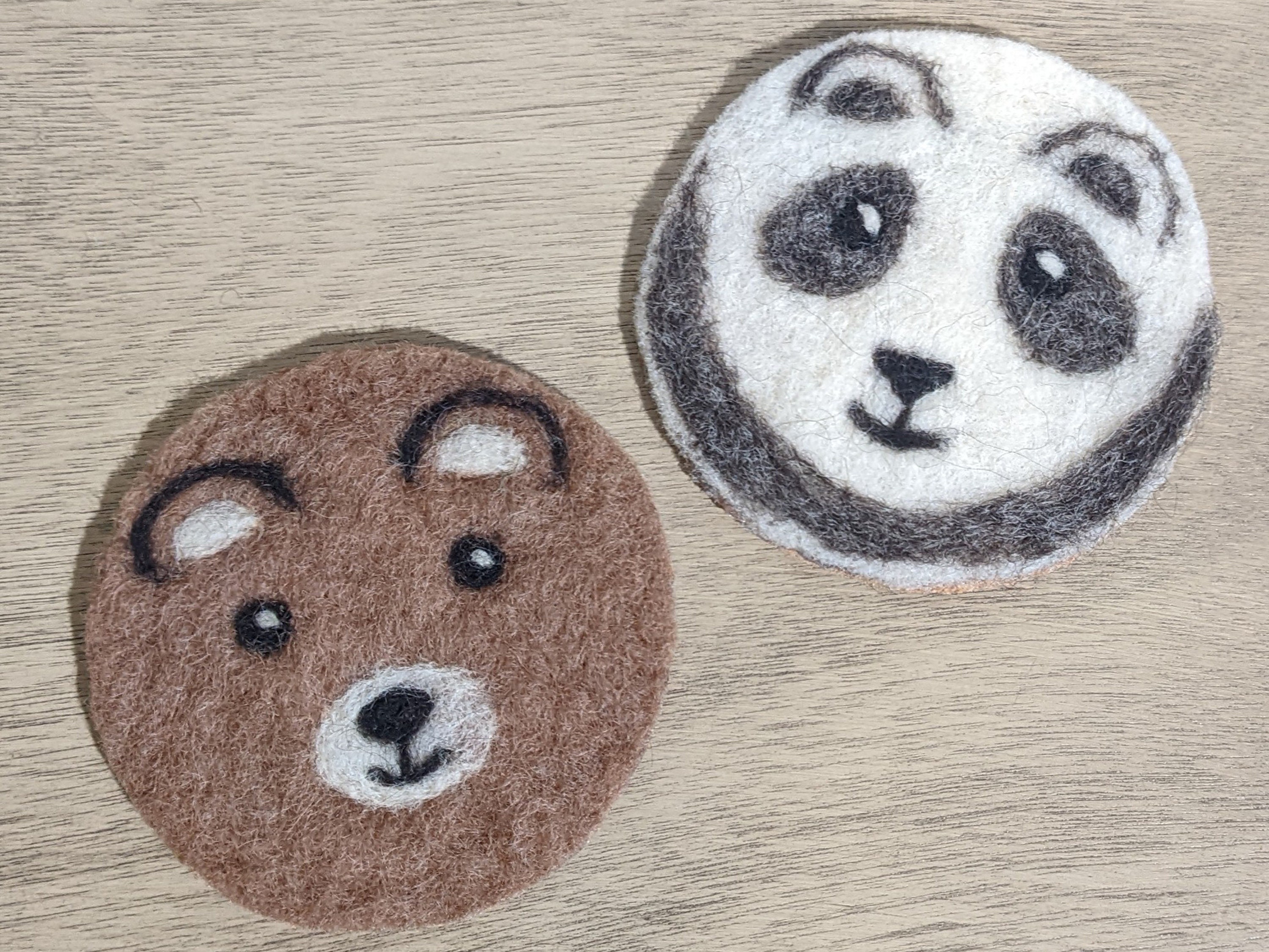 Felted Wool Coasters - Etsy