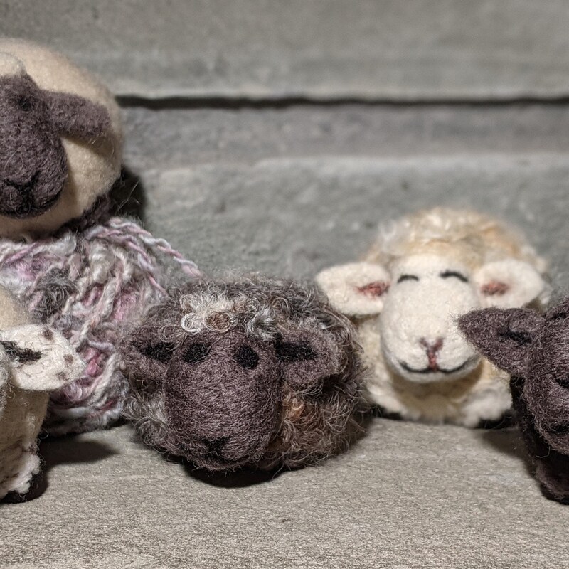 Needle Felted Sheep - Etsy