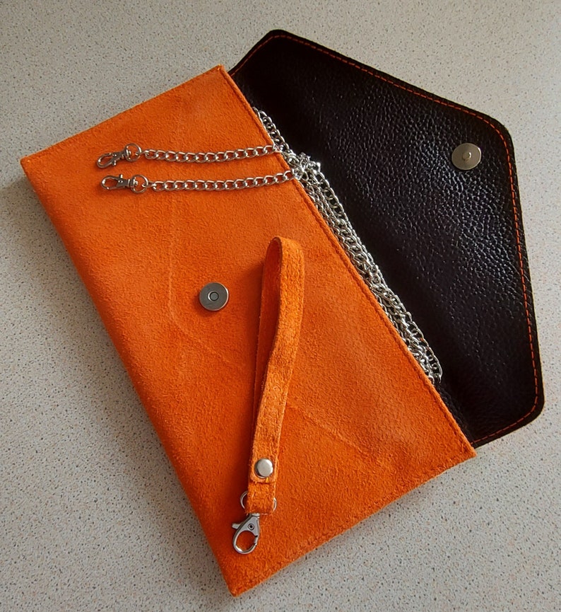 Genuine Suede Leather Evening Envelope Oxblood Clutch | Etsy