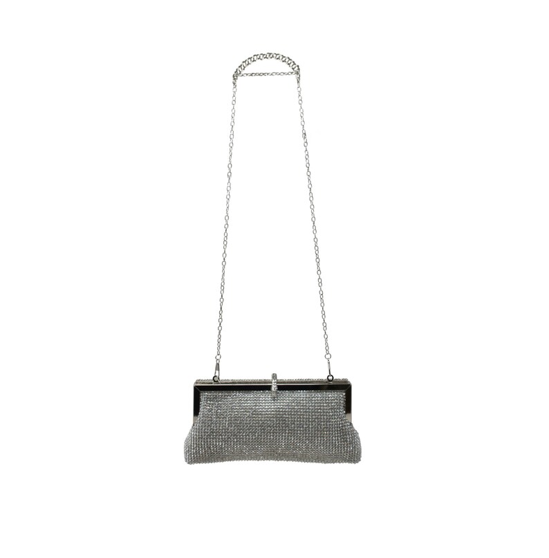 Sparkly Silver Clasp Wedding Event Clutch Bag Shoulder Bag - Etsy