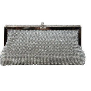 Sparkly Silver Clasp Wedding Event Clutch Bag Shoulder Bag Perfect Eye ...