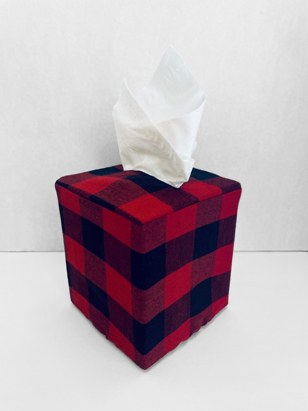 Buffalo Plaid- Christmas Gifts - Tissue Box Cover - Etsy