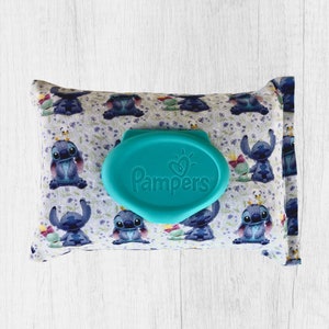 Stitch BABY WIPE COVER Makeup Remover Wipe Cover~flushable Wipe Cover ...
