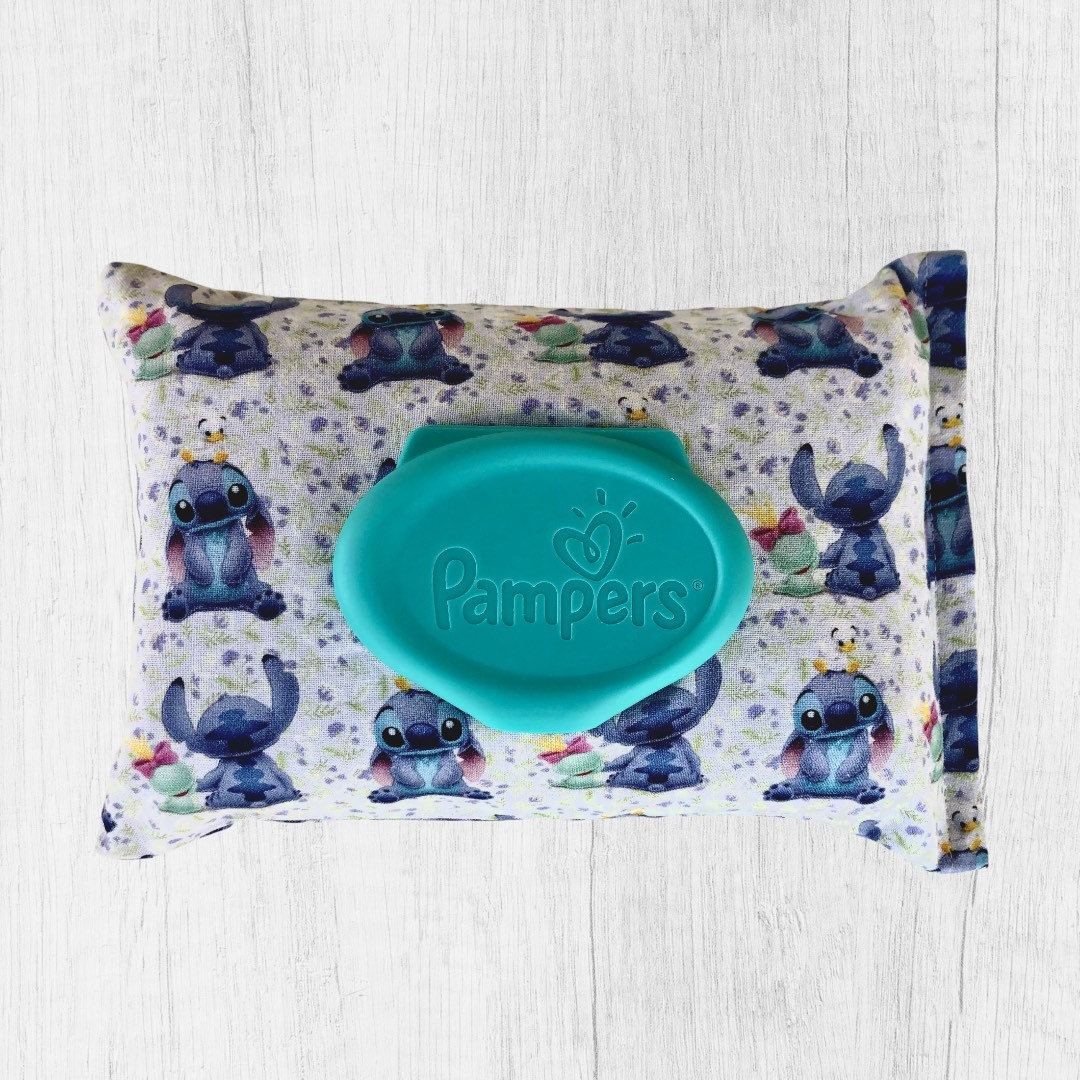 Stitch Baby Wipe Cover: Reusable Cotton Wipes Case - Etsy