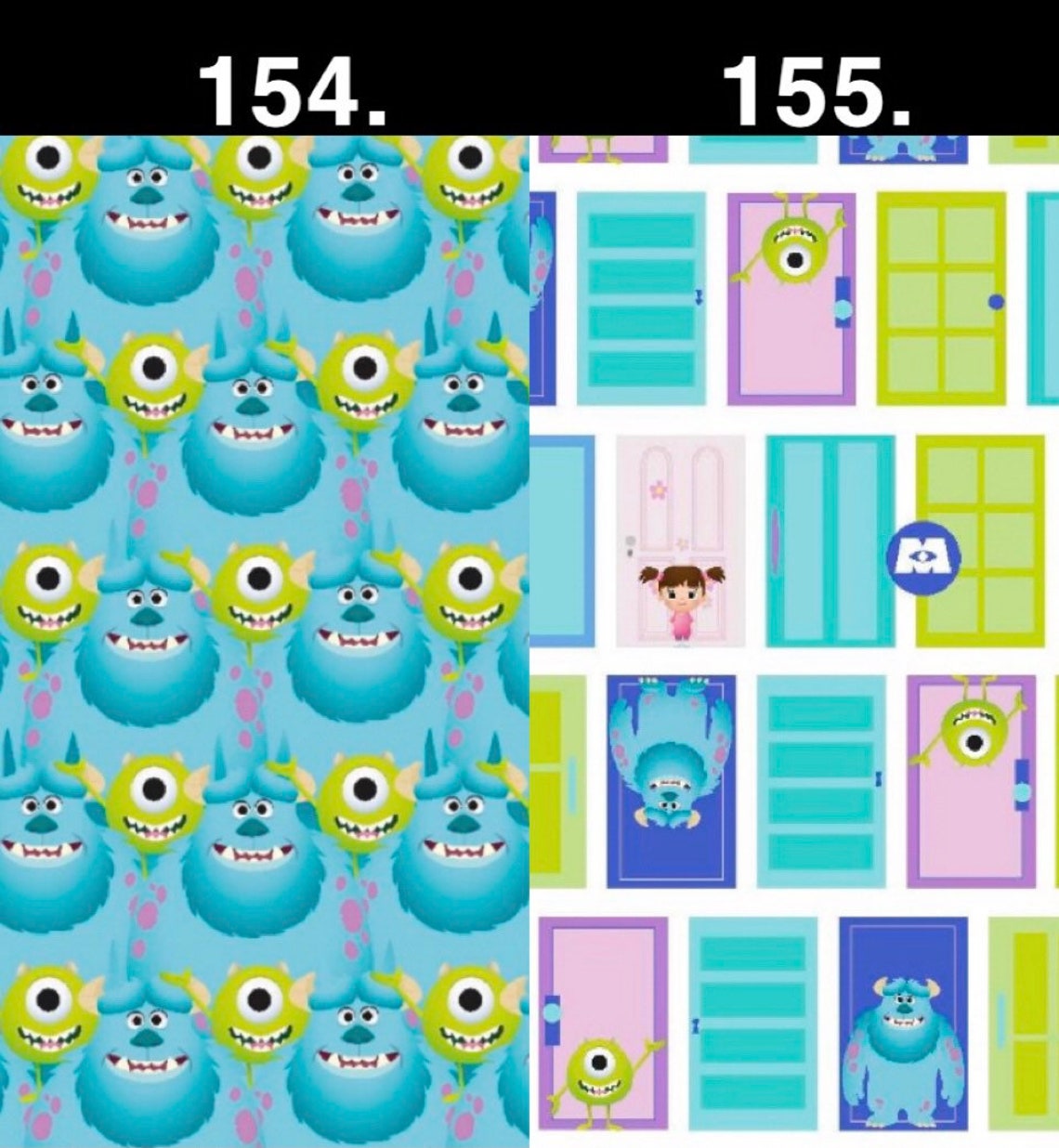 Monsters Inc BABY WIPE COVER - Etsy