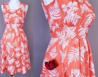 Coral Sundress - Etsy