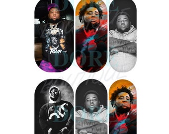 Rod Wave Nail Decals - Etsy