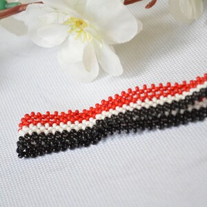 Iraq Beaded Flag Bracelet/iraqi Beaded Flag Bracelet With Name/iraq ...