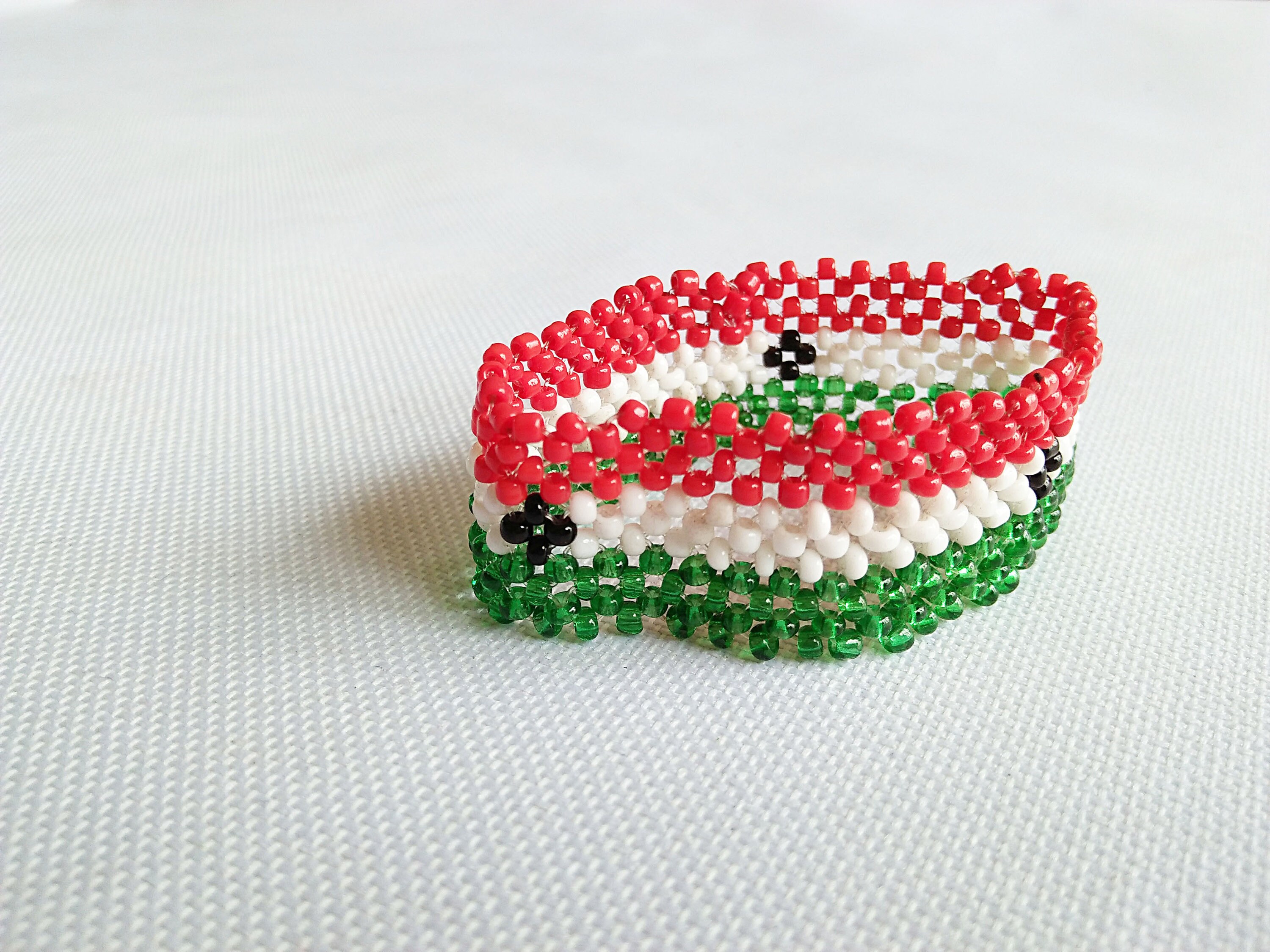 Somaliland Flag Beaded Bracelet/beaded Bracelet/somaliland Bracelet ...