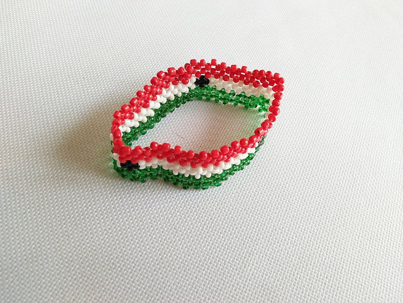 Somaliland Flag Beaded Bracelet/beaded Bracelet/somaliland Bracelet ...