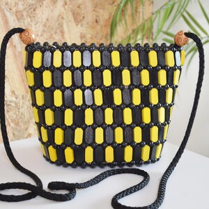 African Wooden Beads Crossbody Handbag African Fashion Accessories ...
