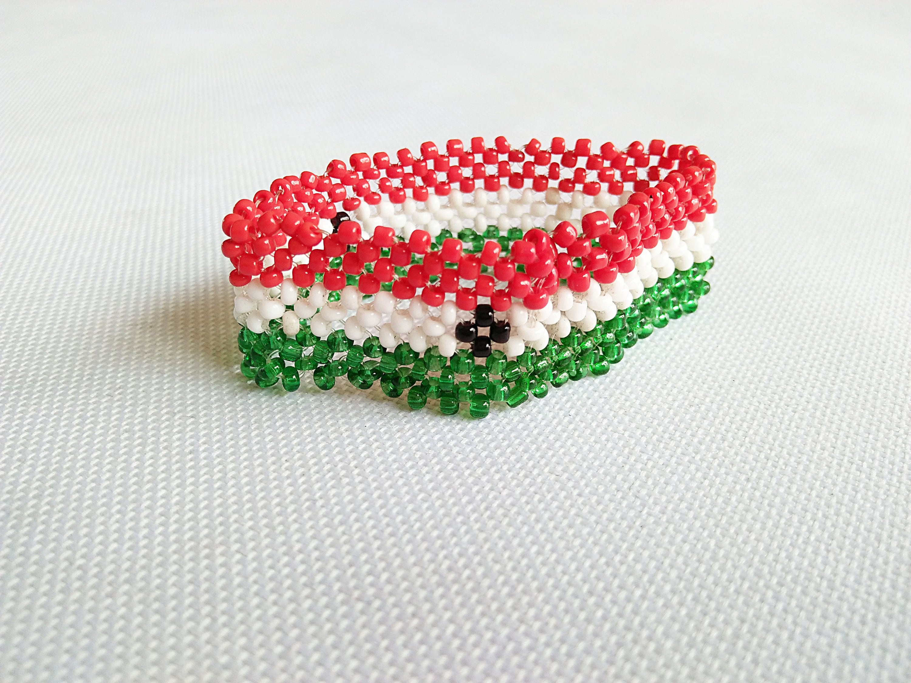 Somaliland Flag Beaded Bracelet/beaded Bracelet/somaliland Bracelet ...