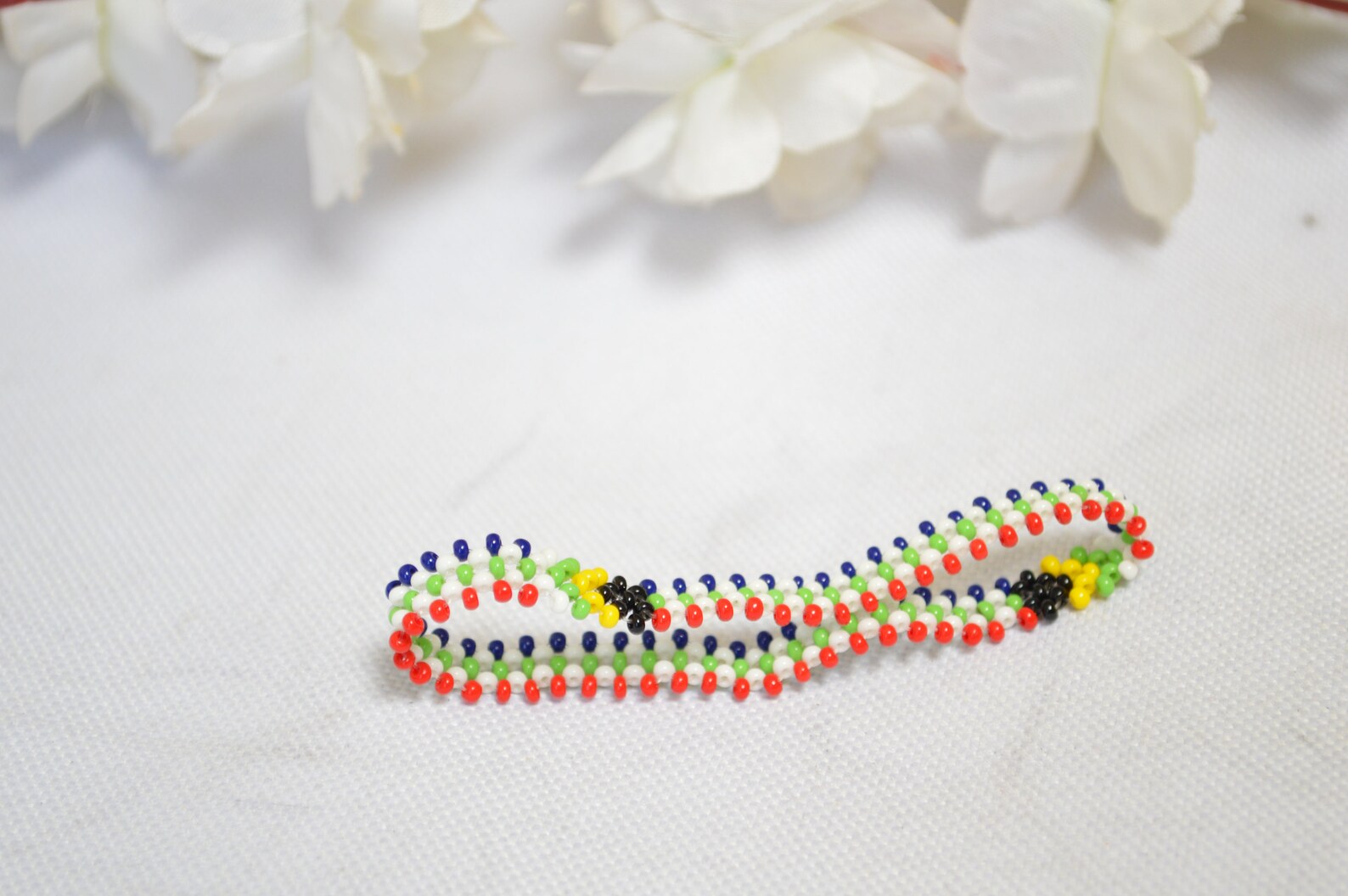 Slender South Africa Flag Beaded Bracelet/beaded Bracelet/south African ...