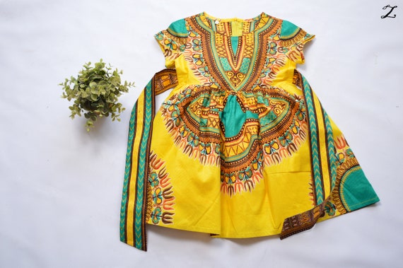 Girl Dashiki Dress/dashiki Dress/casual Kid Dress/cotton Kid - Etsy