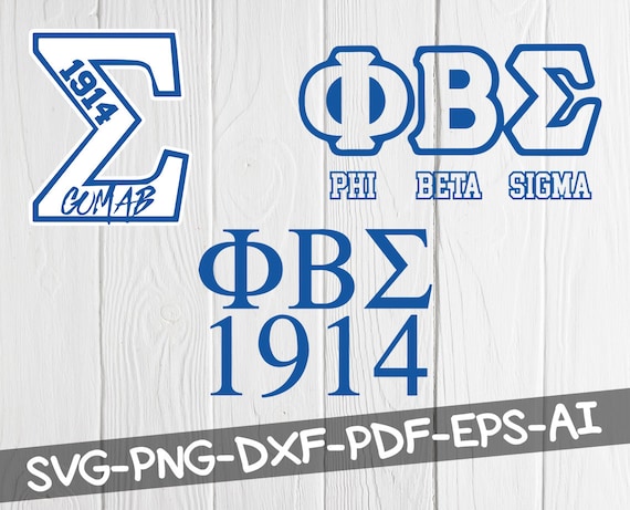 Phi Beta Sigma Fraternity Svg Black Fraternity Svg Greek Etsy
