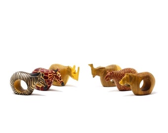 Animal Napkin Rings - Etsy