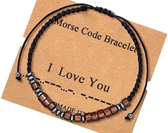 I Love You Morse Code Bracelet - Etsy