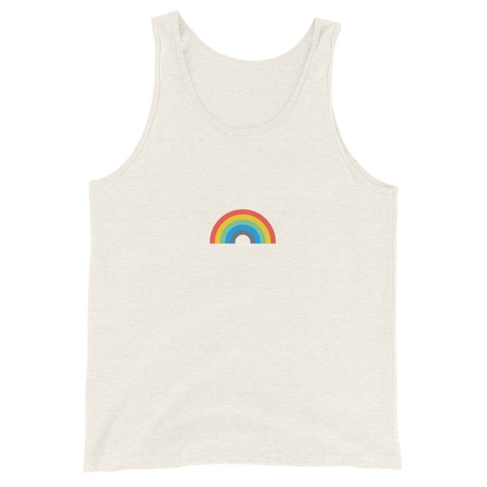 Rainbow Unisex Tank Top Etsy