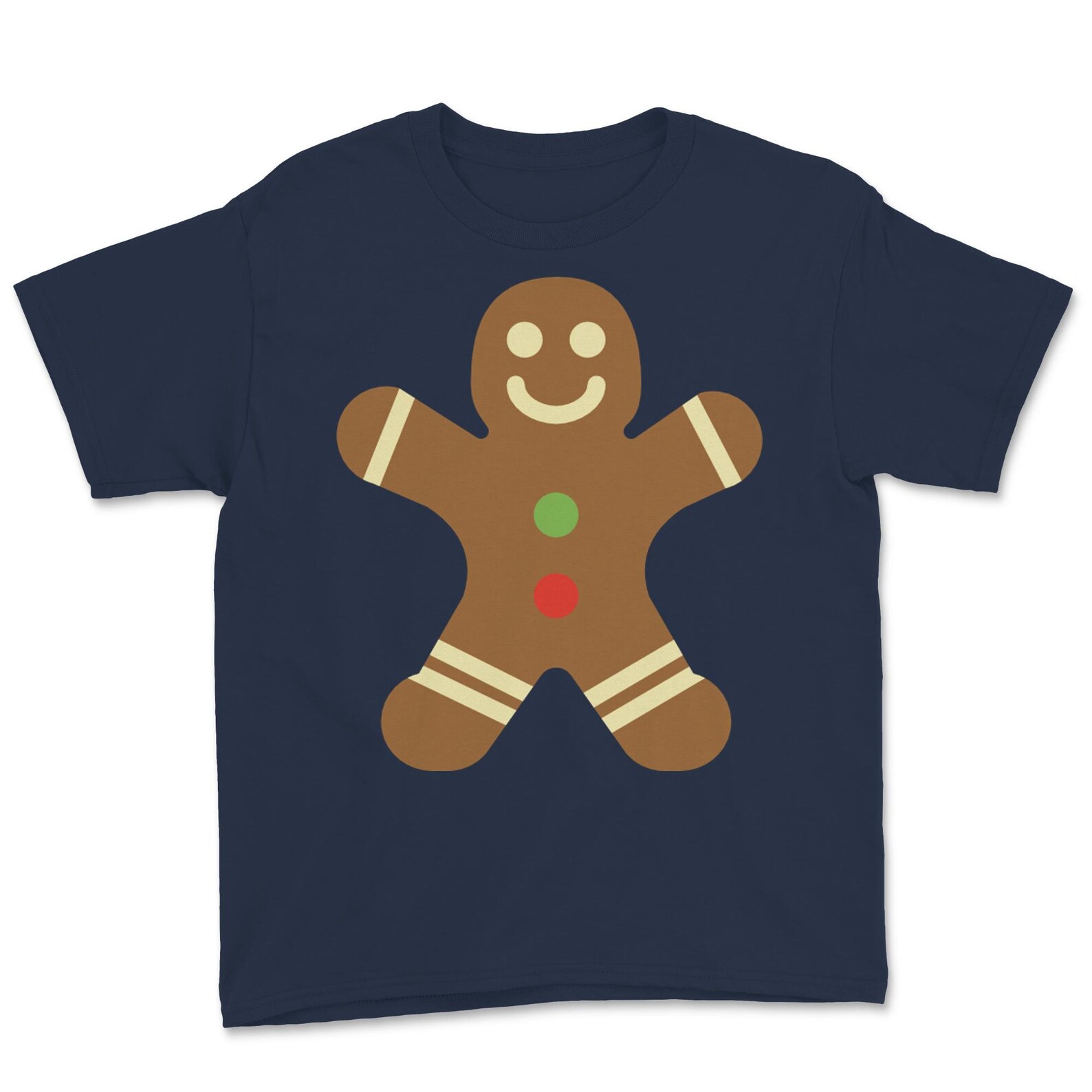 Gingerbread Youth T-Shirt Great Short Sleeve Shirt For Kids | Etsy
