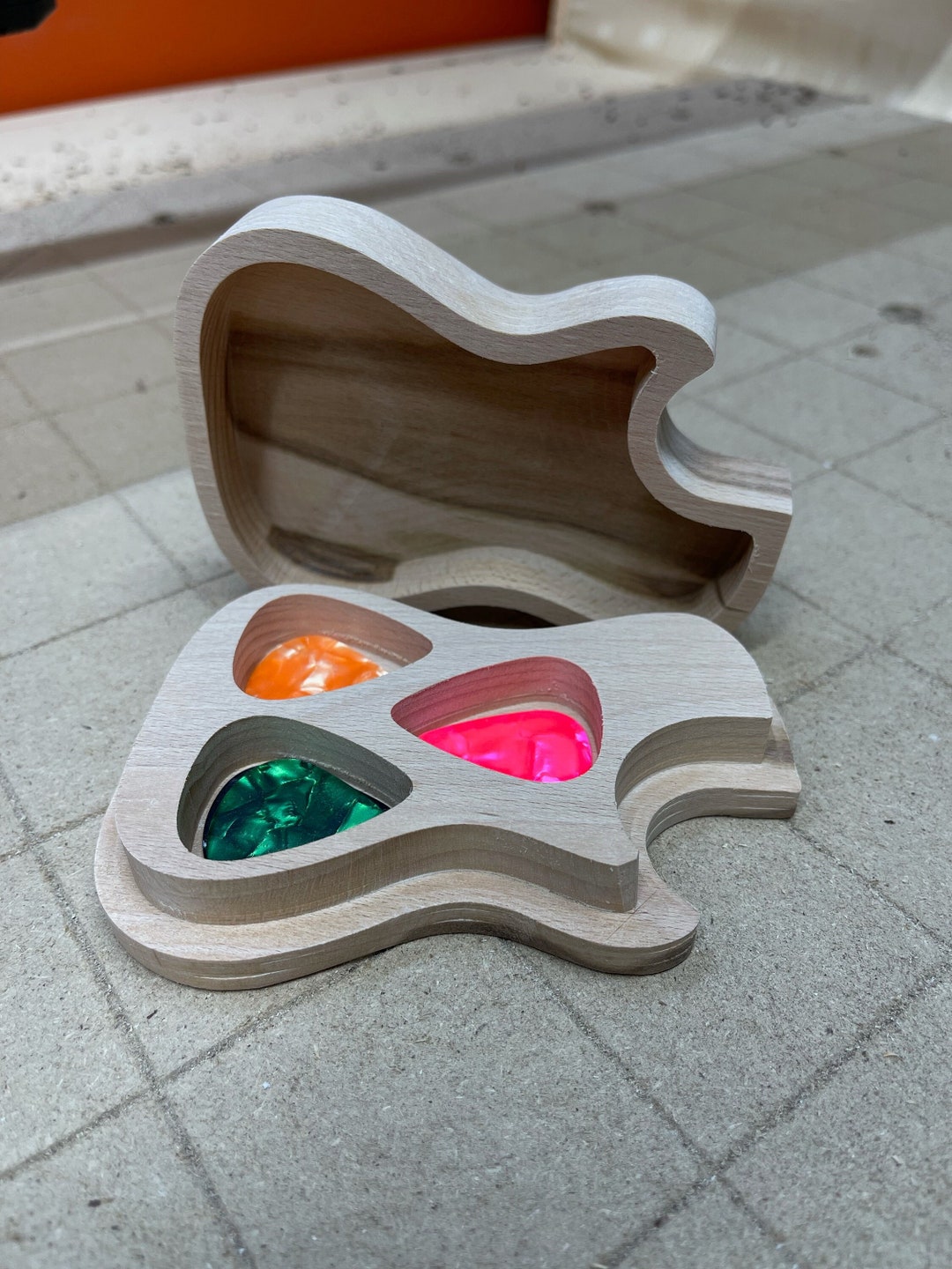 Guitar Pick Holder CNC File - Etsy