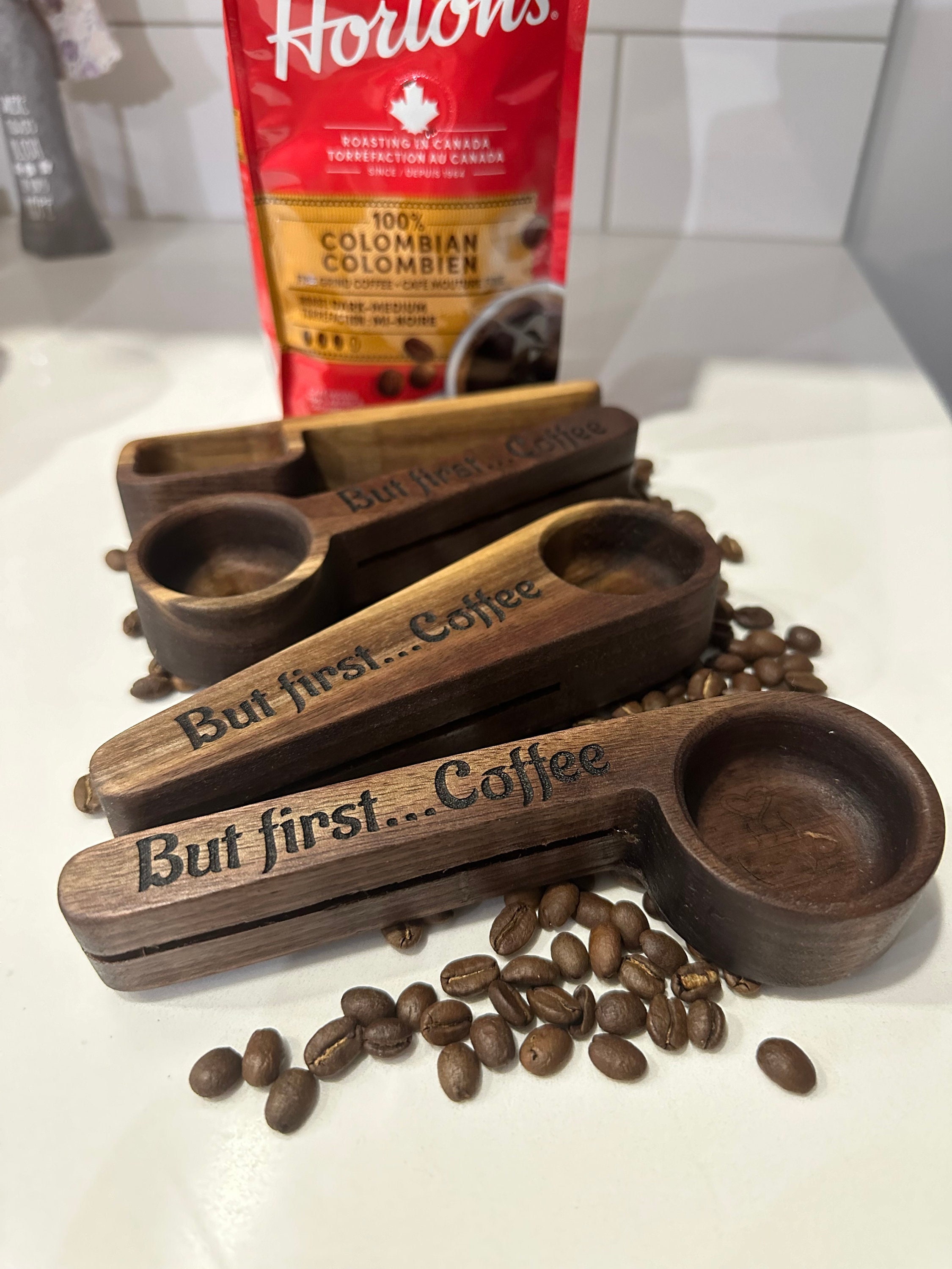 Coffee Scoop CNC File Tablespoon Size 4 Shapes - Etsy