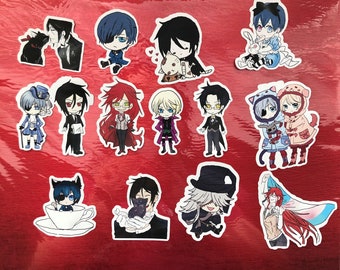 Black Butler Stickers - Etsy