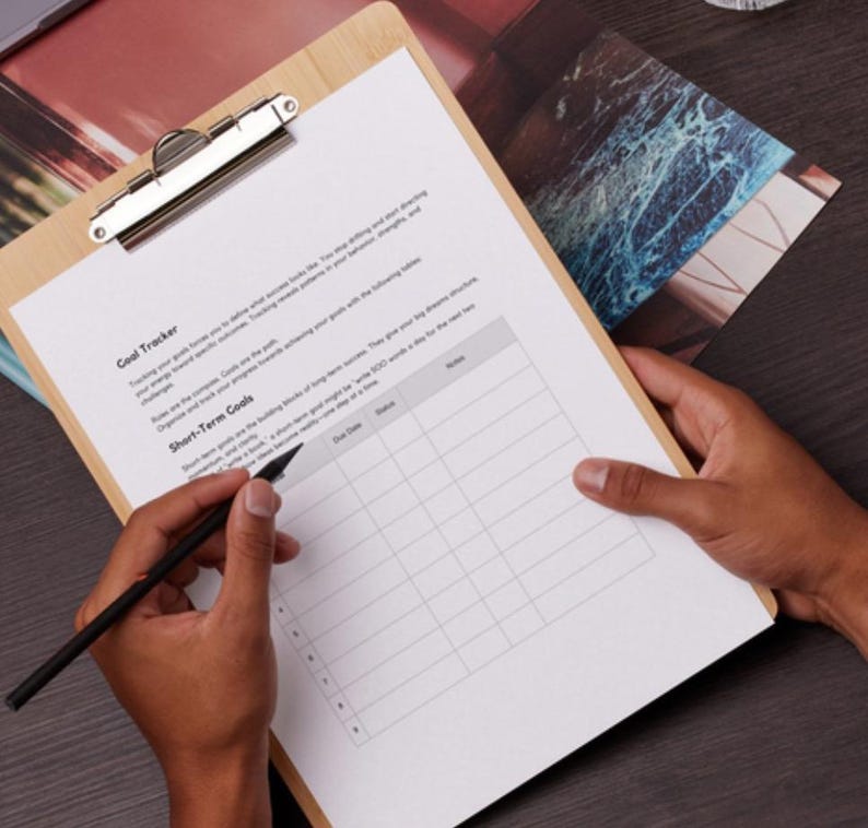 Priority Alignment Journal- Printable Goal Setting & Time Tracker (PDF ...