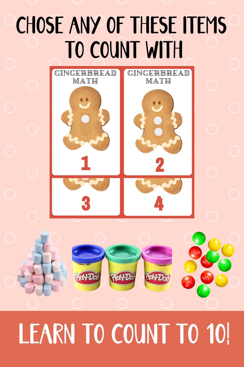 PRINTABLE Preschool Math Counting Game Preschool Math | Etsy