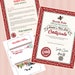 LETTER TO SANTA Bundle Printable, Letter From Santa, Christmas List Kit ...