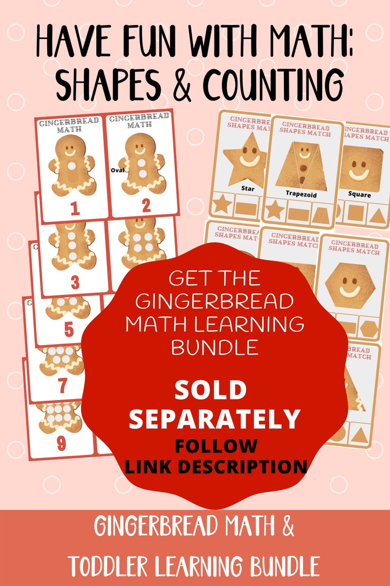 PRINTABLE Preschool Math Counting Game Preschool Math | Etsy