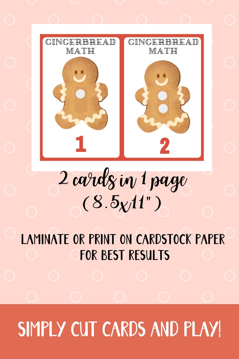 PRINTABLE Preschool Math Counting Game Preschool Math | Etsy