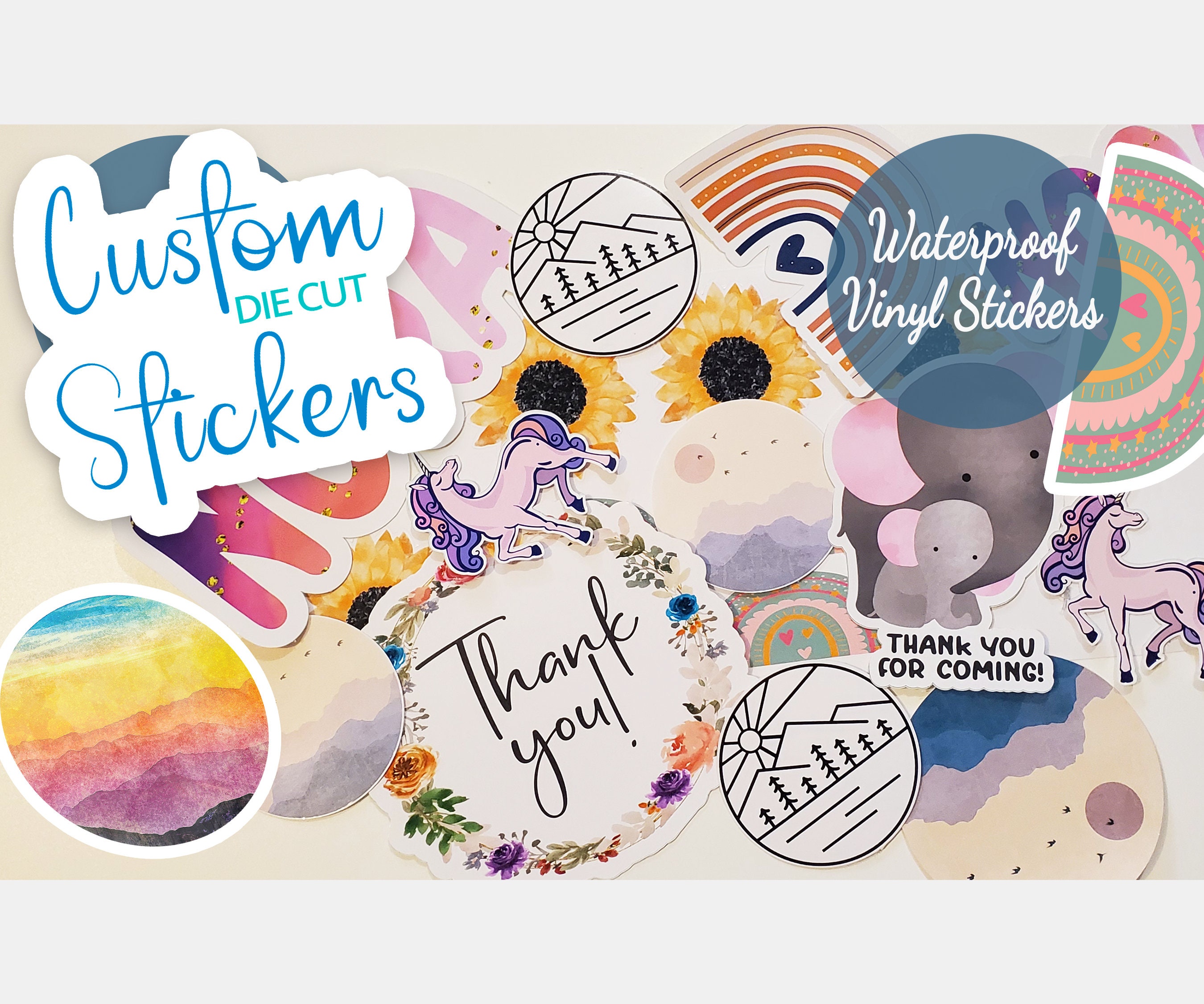 Custom Vinyl Stickers High Quality Waterproof Stickers Car - Etsy